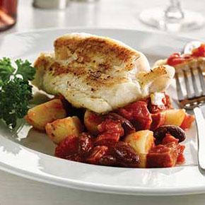 Roasted Mediterranean Hake with Chorizo | Bidfood