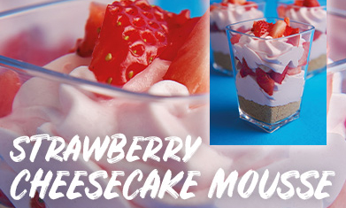 Strawberry Angel Delight Cheesecake Mousse | Bidfood