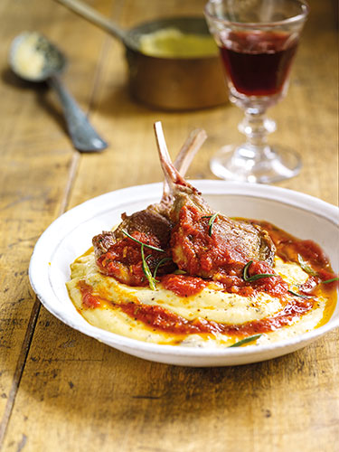 Tuscan Lamb with Tomatoes and Polenta Recipe | Bidfood