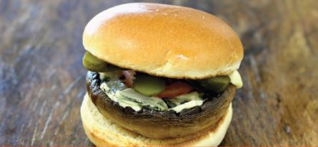 Portobello mushroom and stilton burger - Bidfood