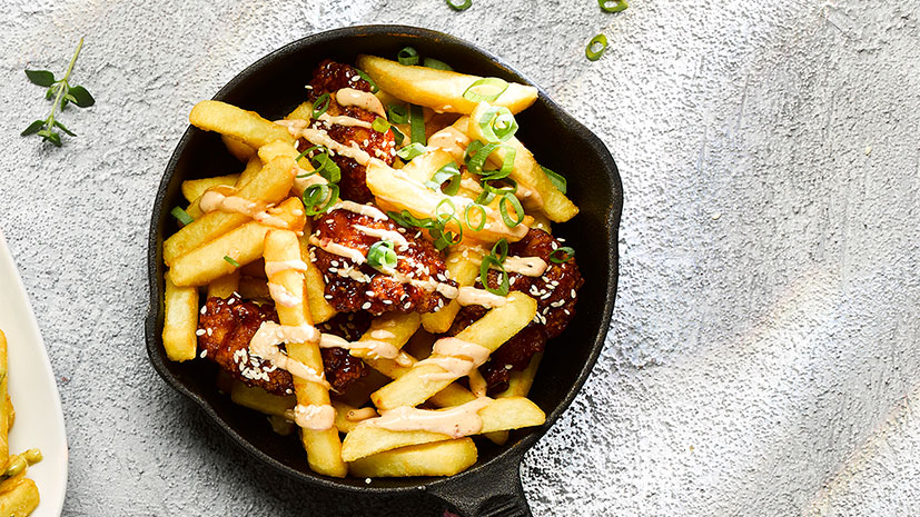 Karaage Chicken and Korean fries - Bidfood