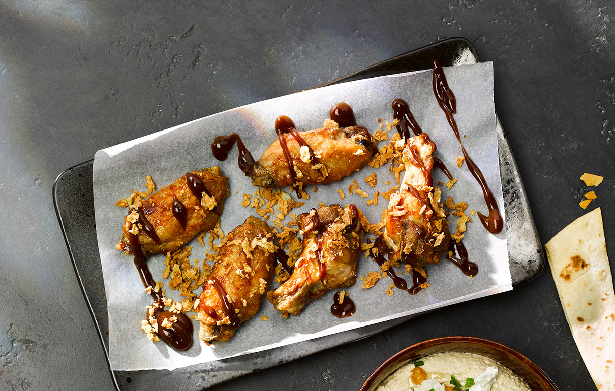 Crispy maple BBQ wings - Bidfood