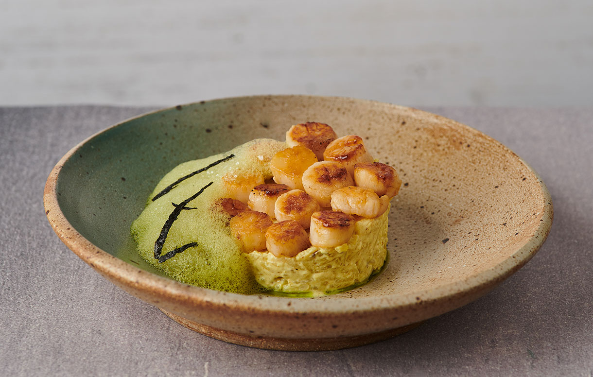 Lakeland Dairies Scallops and Curried Rice Recipe | Bidfood