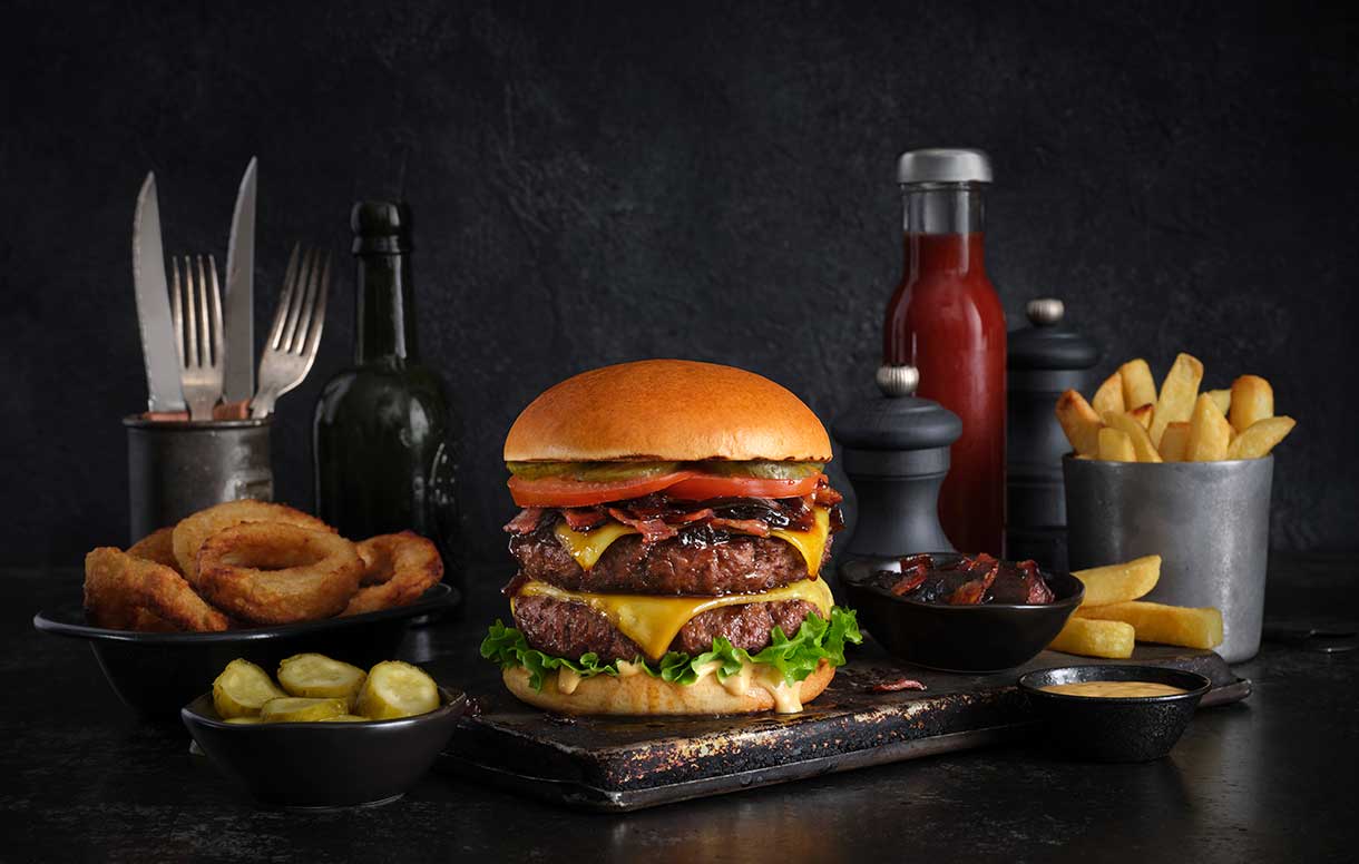 Americana prime time beef burger - Bidfood