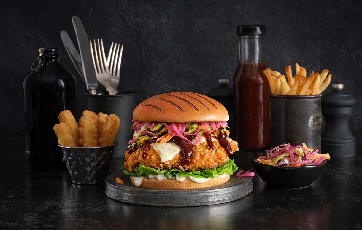 What a chick! Chicken burger by Americana - Bidfood
