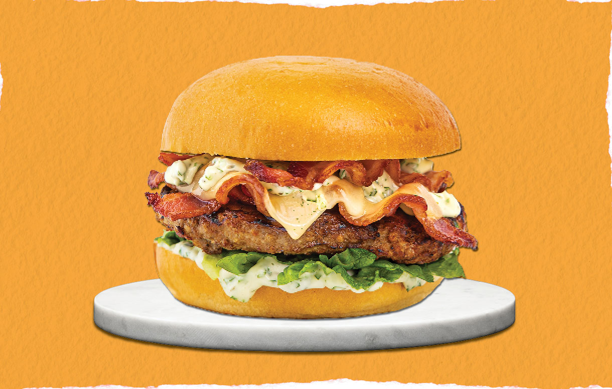 Big Al’s Mediterranean melt burger - Bidfood