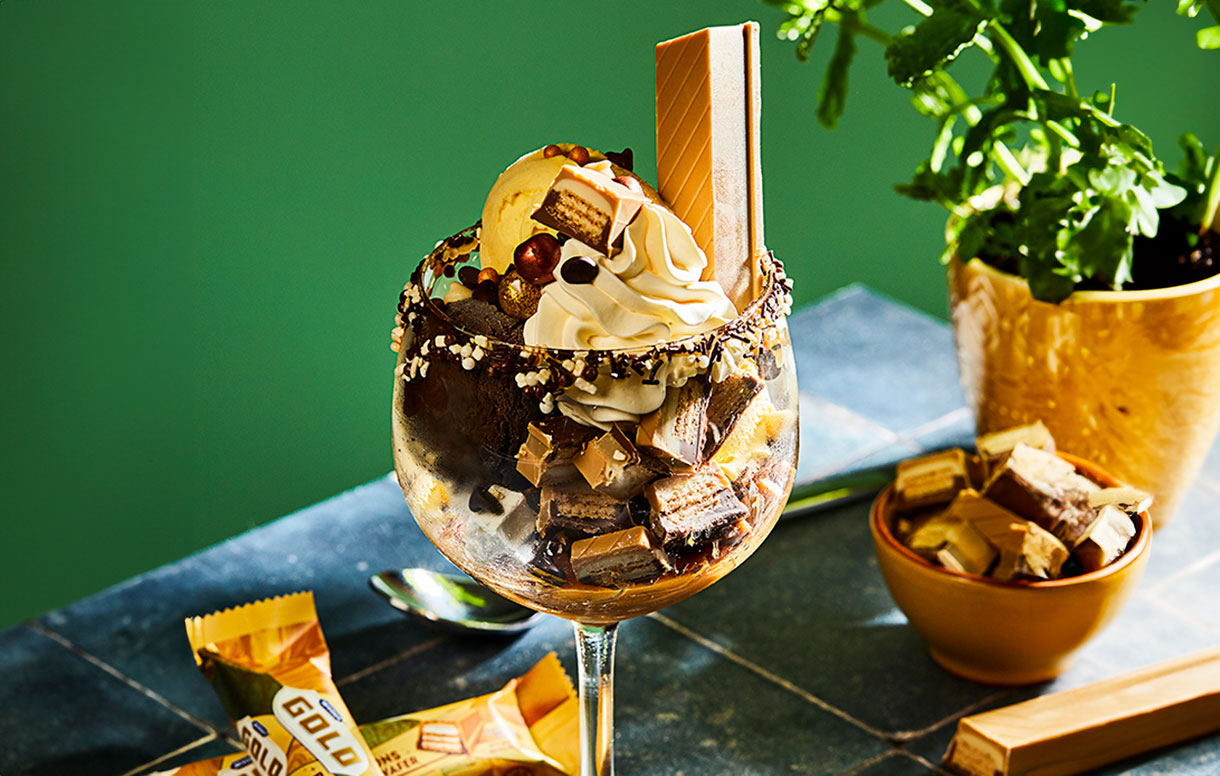 McVitie's Gold Billions sundae - Bidfood