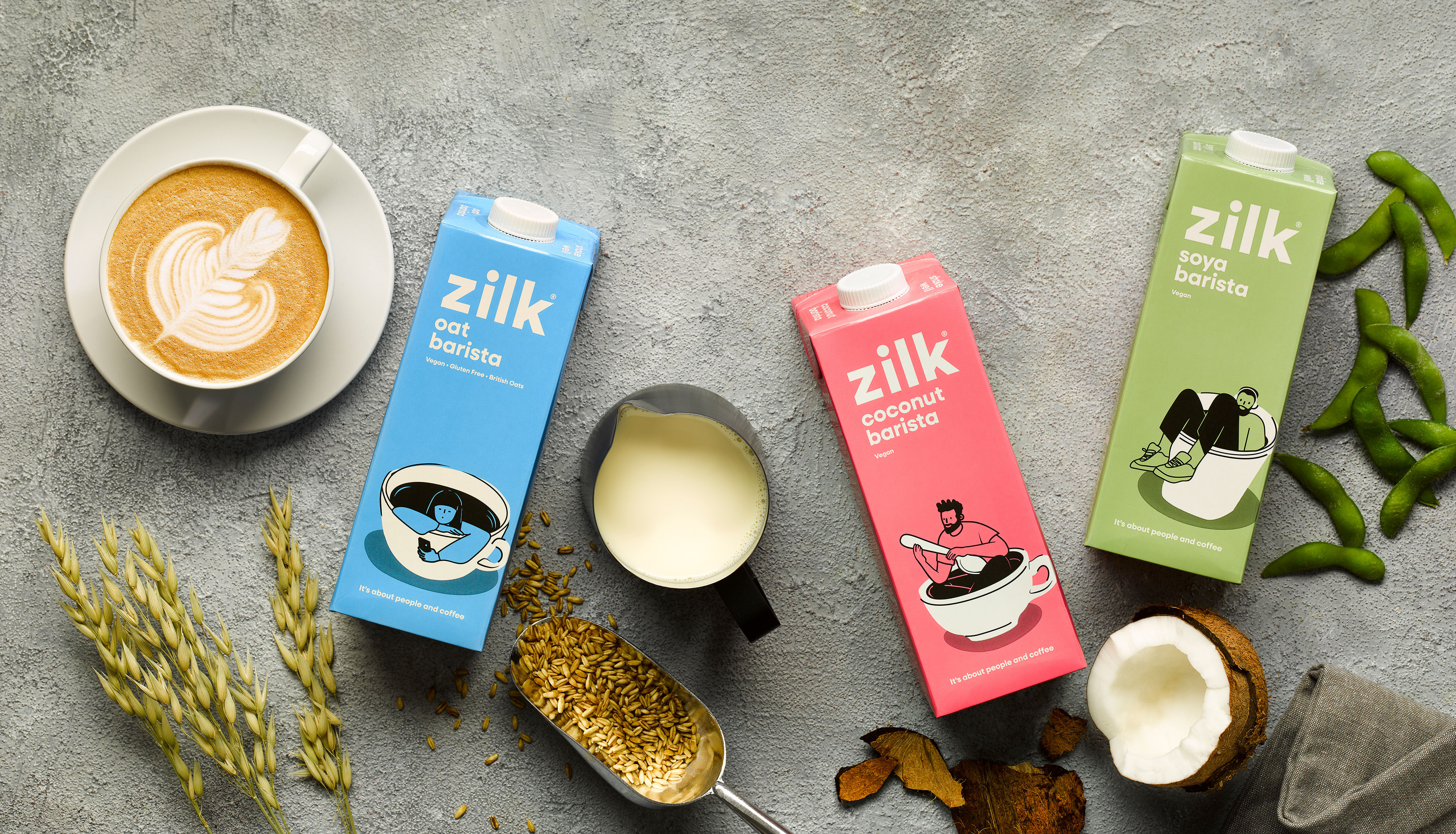 Zilk, wholesale plant based barista alternatives - Bidfood